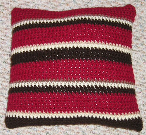 Ravelry: Contempo Striped Pillow pattern by Lion Brand Yarn