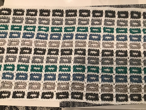 Ravelry: Jean's Mosaic Overlay Set pattern by Carol Webster