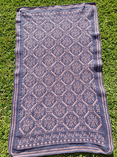 Ravelry: Betty's Mosaic Blanket pattern by Carol Webster