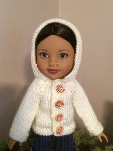 Ravelry: Pink doll Hoodie pattern by Diane Crutchley