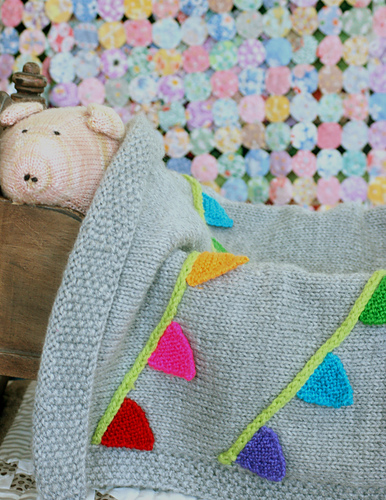 Ravelry: Bunting Baby Blanket (BBB) pattern by Casapinka