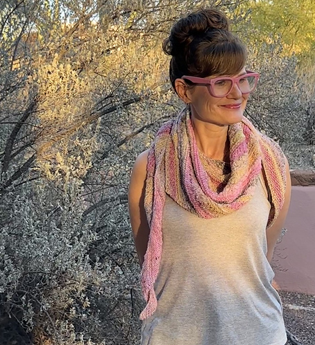 Ravelry: Pink Agave Shawl pattern by Casapinka