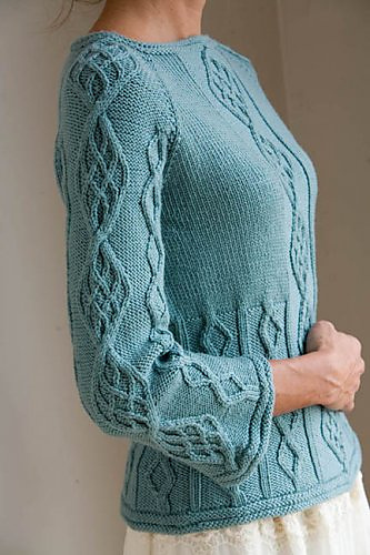 Ravelry: Cable-Down Raglan pattern by Stefanie Japel
