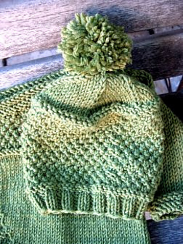 Ravelry: Happy Green Sprout Hat pattern by Julia Trice