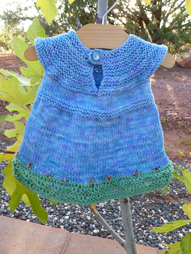 Ravelry: Garden Party Baby Dress pattern by Taiga Hilliard
