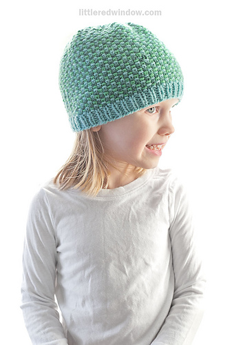 Ravelry: Tri-Color Linen Stitch Hat pattern by Cassandra May