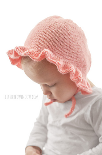 Ravelry: Ruffle Bonnet pattern by Cassandra May