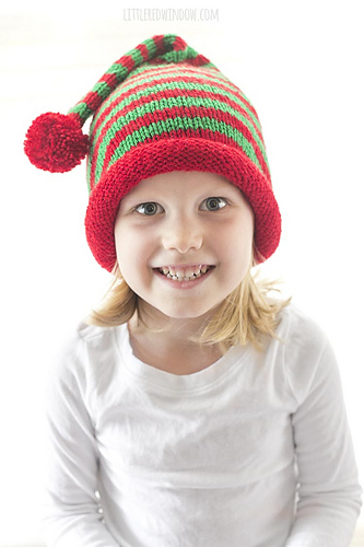 Ravelry: Christmas Striped Stocking Cap pattern by Cassandra May