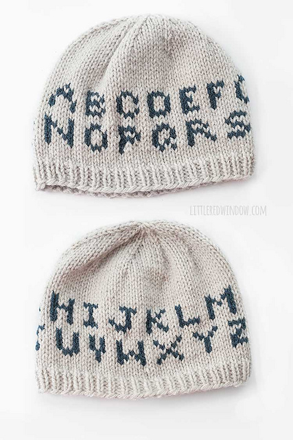 Ravelry: ABC Alphabet Hat pattern by Cassandra May
