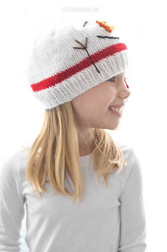 Ravelry: Smiling Snowman Hat pattern by Cassandra May