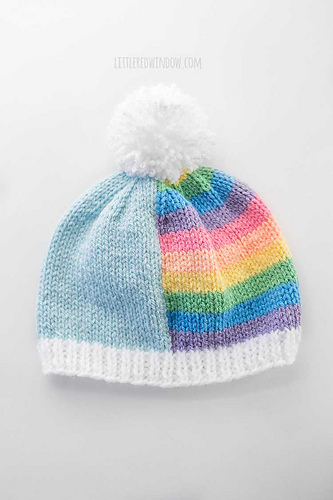 Ravelry: Hemisphere Rainbow Hat pattern by Cassandra May
