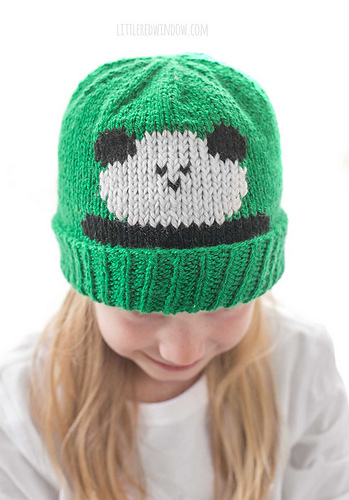 Ravelry: Peekaboo Panda Hat pattern by Cassandra May