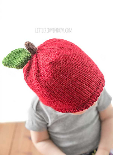 Ravelry: Adorable Apple Hat pattern by Cassandra May