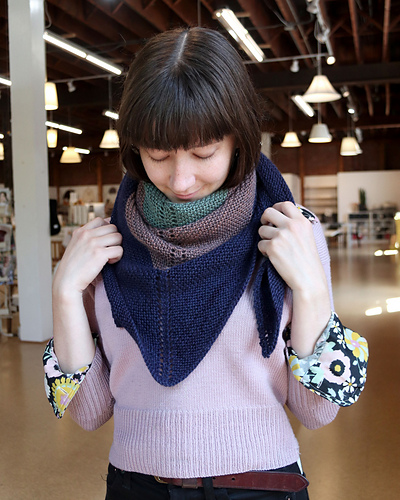 Ravelry: Triangle Shawl No. 2 pattern by Cleo Malone and Justine Malone