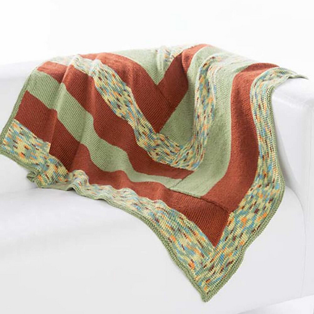 Ravelry: Log Cabin Throw pattern by Premier Yarns Design Team