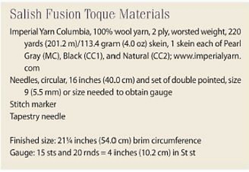 Ravelry: Salish Fusion Toque pattern by Sylvia Olsen