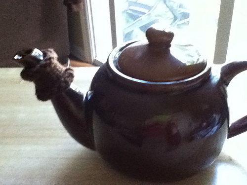 Ravelry: Drip Stopper for Tea Pot/Wine Bottle pattern by Sue Sedlak
