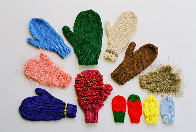 Ravelry: #11 Basic Mittens on 2 Needles pattern by Ann Norling and Avis ...
