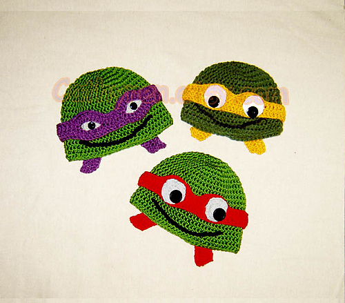 Ravelry: NinJa Turtle Hat pattern by Cathy Ren
