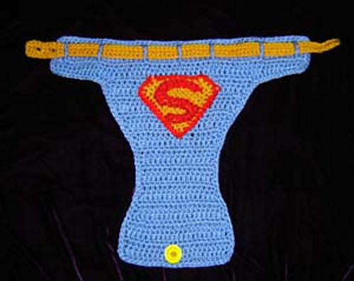 Ravelry: Batman/Superman Diaper covers with belt pattern by Cathy Ren