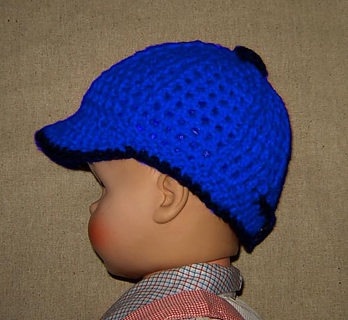Ravelry: Football Base ball Cap pattern by Cathy Ren