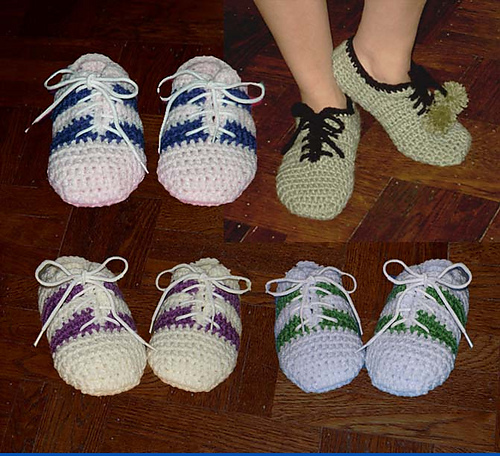 Ravelry: House Shoes-48 pattern by Cathy Ren
