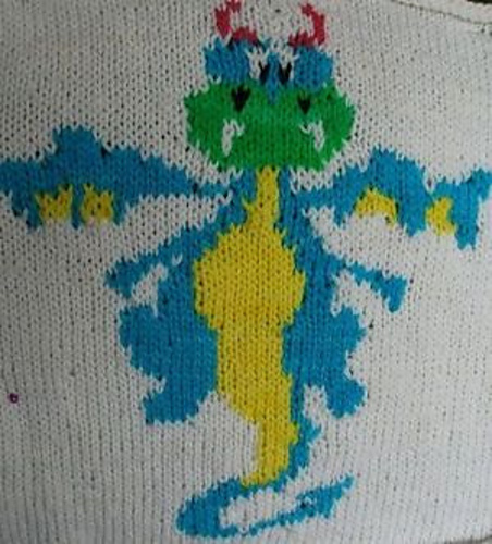 Ravelry: Boosh The Dragon Chart pattern by the barbarian horde