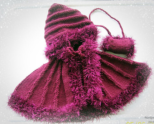 Ravelry: American Girl Doll Cape with Hood pattern by Elaine Phillips