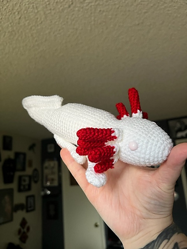 Ravelry: Addie the Dragon Fruit Axolotl pattern by Chanel Beauchamp