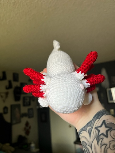Ravelry: Addie the Dragon Fruit Axolotl pattern by Chanel Beauchamp