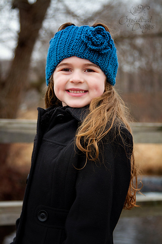Ravelry: Cherub Cheeks Headband pattern by Crystalized Designs