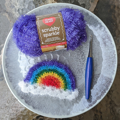 Ravelry: Rainbow Scrubby pattern by Crystalized Designs
