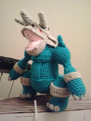 Ravelry: #306 Aggron (Pokemon) pattern by Christjan Bee