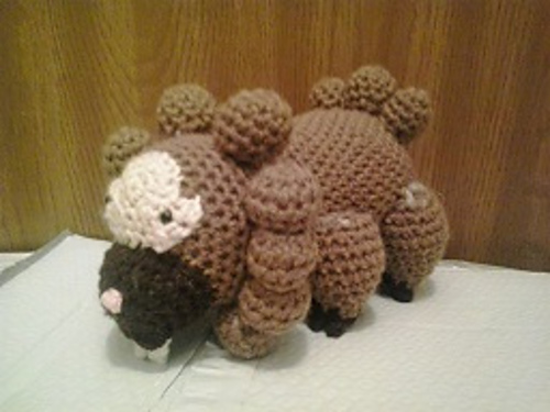 Ravelry: #399 Bidoof (Pokemon) pattern by Christjan Bee