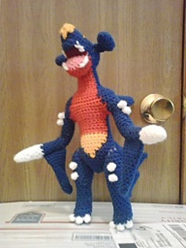 Ravelry: #445 Garchomp (Pokemon) pattern by Christjan Bee