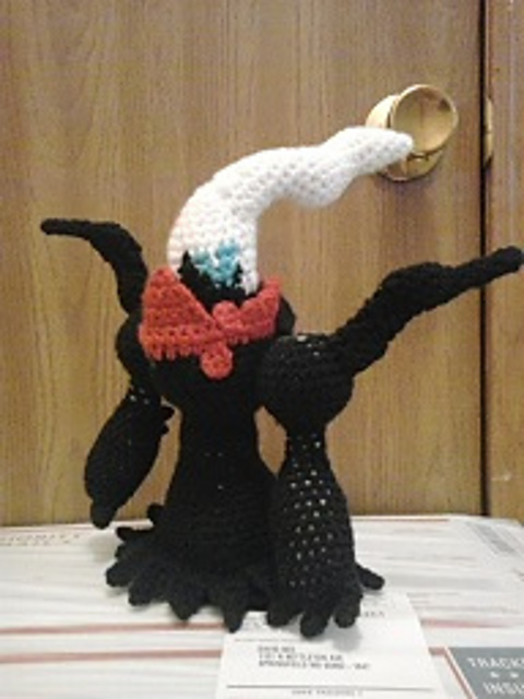 Ravelry: #491 Darkrai (Pokemon) pattern by Christjan Bee