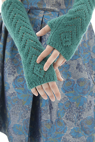 Ravelry: Wicked Flower Stitch Gloves pattern by Cecily Glowik MacDonald