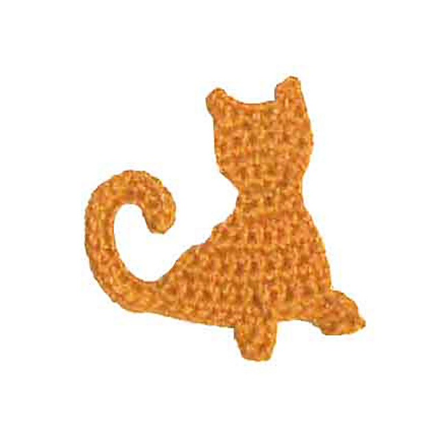 Ravelry: Sitting Kitty Applique pattern by Cecinatrix