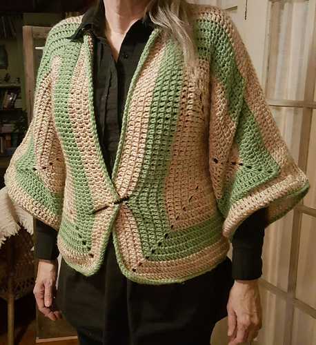 Ravelry: Double Hex Jacket pattern by Deborah E. Burger