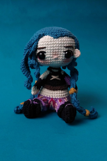 Ravelry: Jinx Arcane. League of Legends pattern by Ariadna Flores