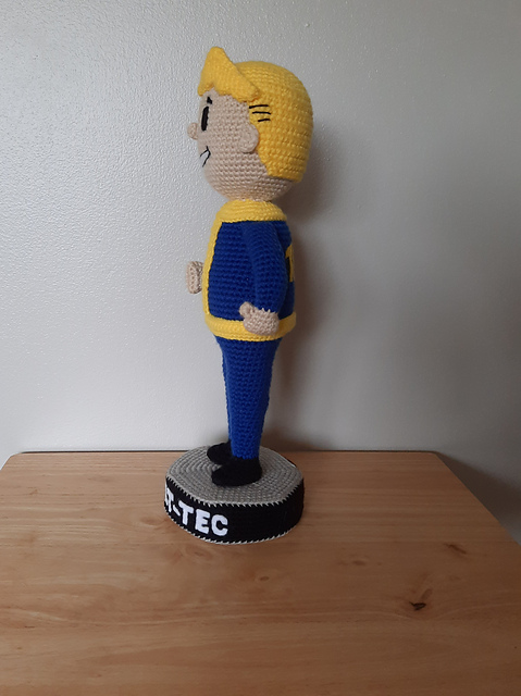 Ravelry: Fallout Inspired Vault Boy pattern by Lindsay Ilardo