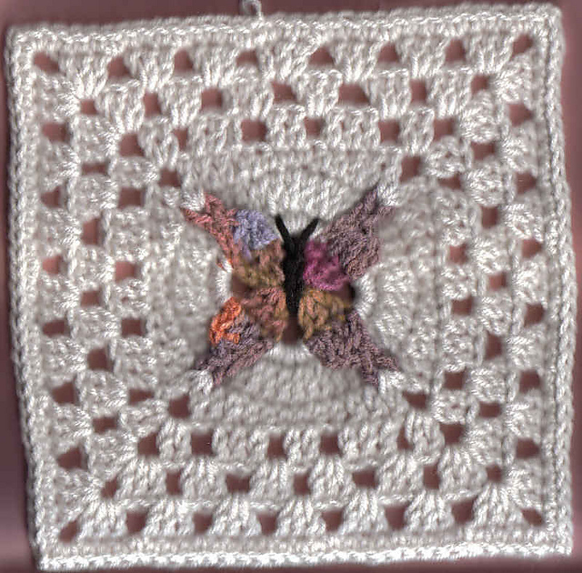 Ravelry: Butterfly of Hope Square pattern by Amelia Beebe