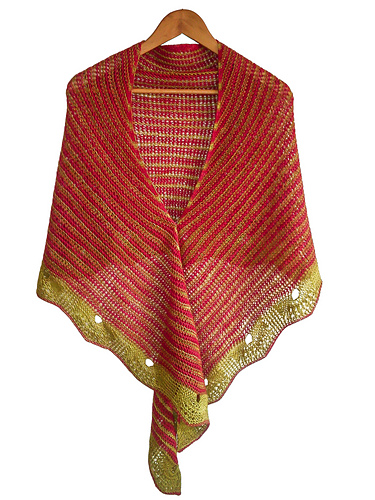 Ravelry: Mango Lemon Shawl pattern by Marcela Chang Knits