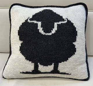 Ravelry: Baa Baa Black Sheep Pillow pattern by Charles D. Gandy
