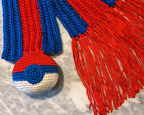 Ravelry: Pokemon Grusha's scarf pattern by Kate Schwerzler
