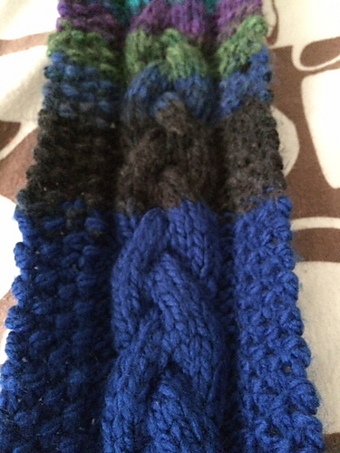 Ravelry: Three Strand Cable Scarf pattern by Sasha