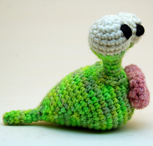 Ravelry: Crochet Garden Slug Amigurumi Pattern pattern by cheezombie