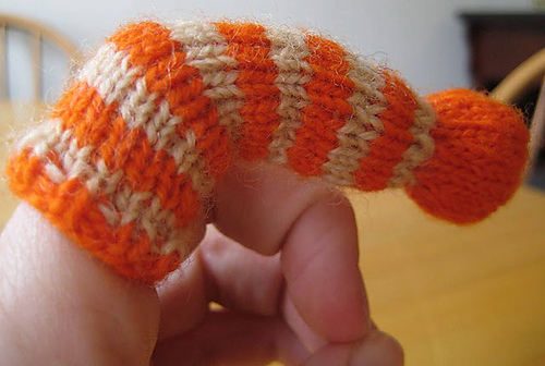 Ravelry: Smiley the Worm Finger Puppet pattern by ChemKnits