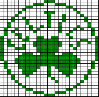 Ravelry: Boston Celtics Logo Knitting Chart pattern by ChemKnits