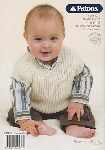Ravelry: Fisherman's Rib Vest pattern by Patons Australia